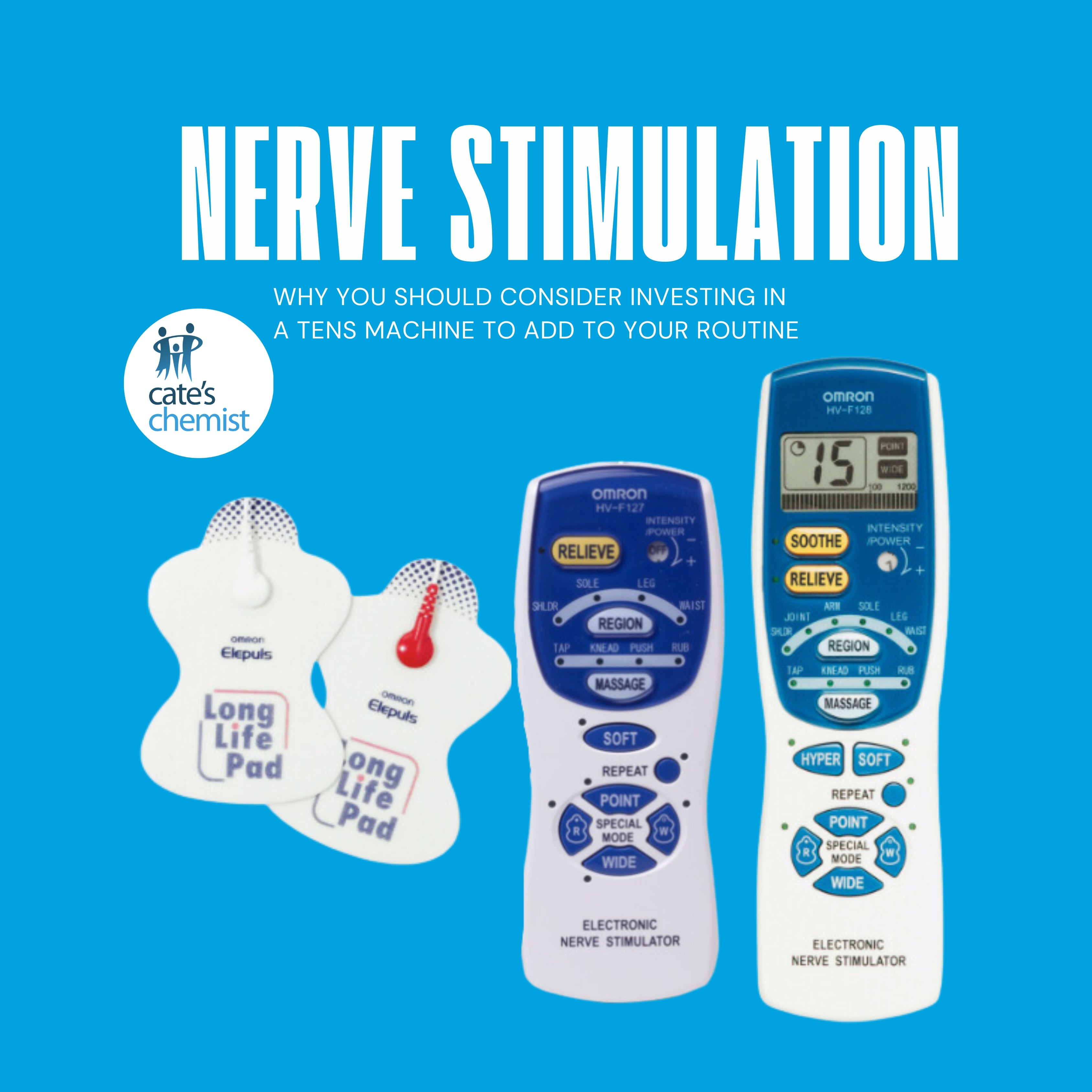 Omron TENS Nerve Stimulator: Effective Drug-Free Pain Relief Solution!