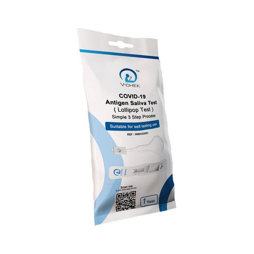 V-Chek COVID-19 Rapid Antigen Test Kit (Saliva Lollipop) - Quick ...
