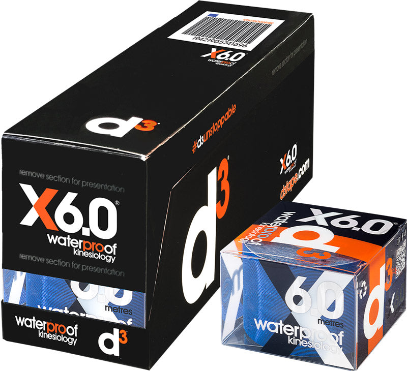 d3 Waterproof Kinesiology Tape 50mm x 6.0Mtr - Single Roll – Cate's Chemist